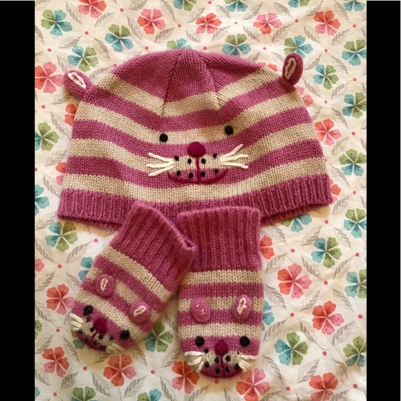 Monsoon | Accessories | Monsoon Hat And Gloves Set Girls Size 2 Months ...